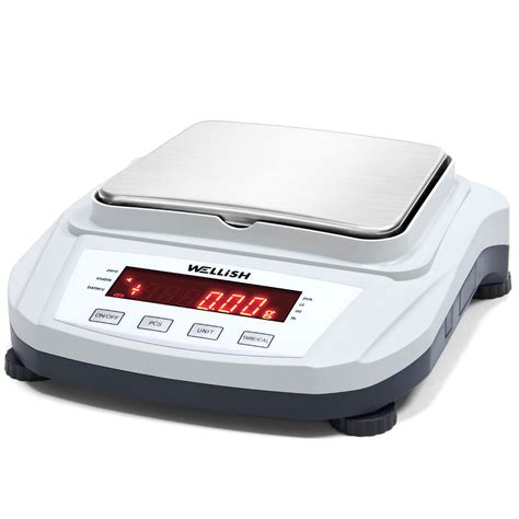 WELLiSH Lab Analytical Balance Scale 5000g 0 01g High Precision