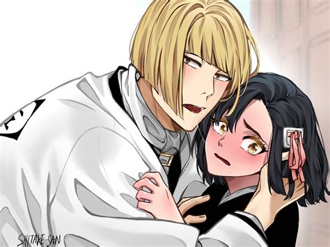 Hirako Shinji And Hinamori Momo Bleach And 1 More Drawn By Ioshiruko