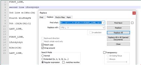 Regex How Do I Combine Varying Multiple Lines Of Text In Notepad