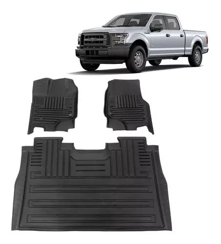 Tapete Uso Rudo Compatible Ford F150 Lobo 2015 2021 3 Piezas En Venta