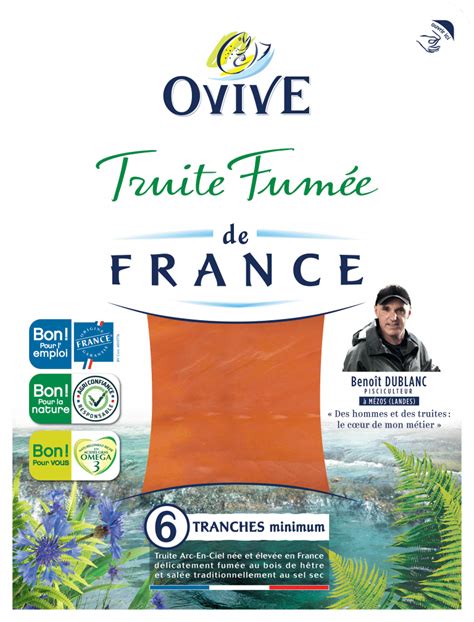 Ovive Truite fumée de France
