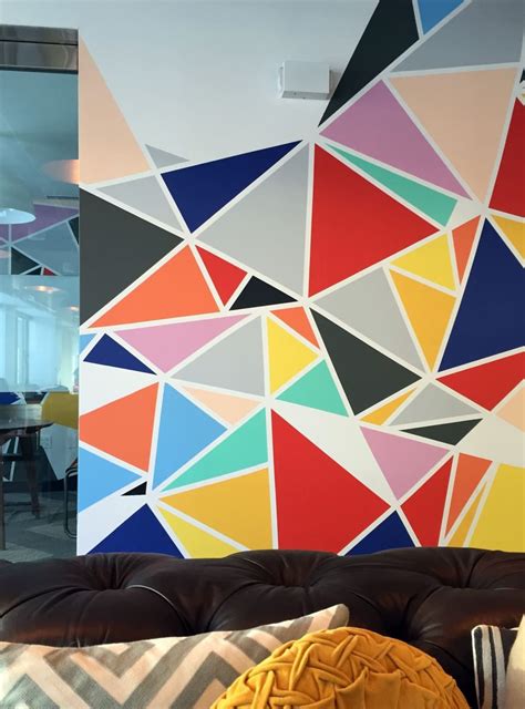 Simple Geometric Wall Paint Decoomo