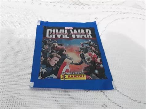 Envelope De Figurinhas Guerra Civil Capitao America Lacrado