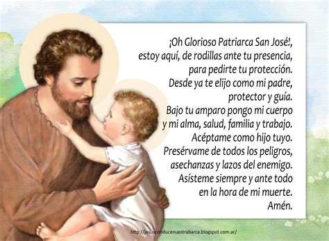 TARJETAS Y ORACIONES CATOLICAS MI SANTO SAN JOSÉ Dia de san jose San