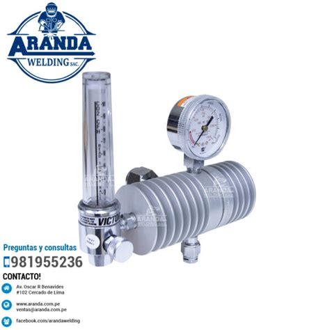 REGULADOR DE CO2 VICTOR ARANDA WELDING Premium Welding Products
