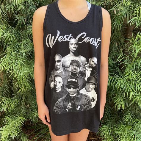 West Coast Easy E Tupac Ice Cube Tank Top Soft Depop