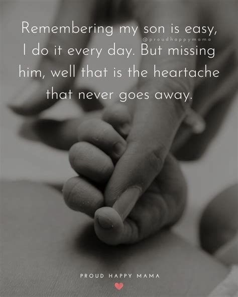 50 Heartfelt Missing Son Quotes And Sayings With Images