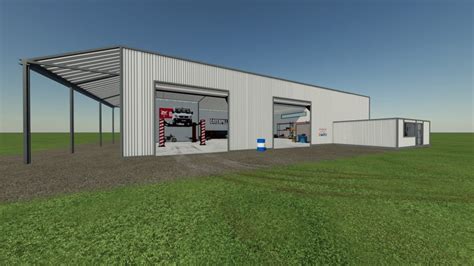 FS22 Public works workshop v 1 0 0 0 Placeable Objects Mod für Farming