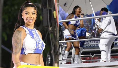 Ludmilla Canta Neguinho Da Beija Flor Em Ensaio De Carnaval