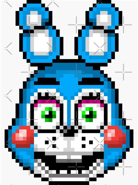 Five Nights At Freddy S Pixel Art Toy Bonnie Sticker By