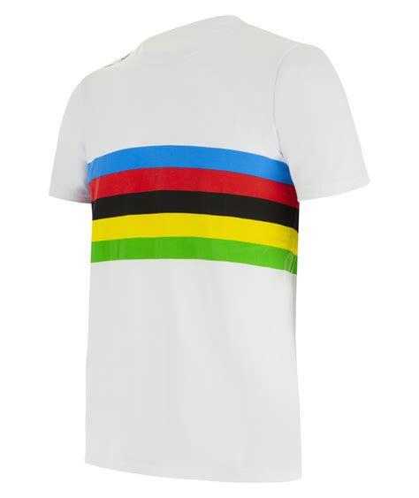 T SHIRT ARC EN CIEL OFFICIEL UCI