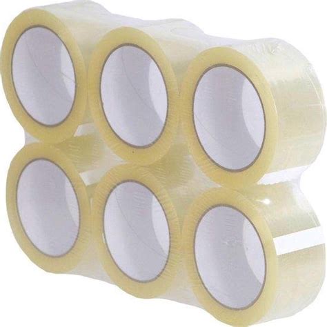 Verpakkingstape Dozentape Transparant PP Polypropyleen Solvent 50