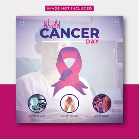 Premium Vector World Cancer Day Design With Pink Ribbon