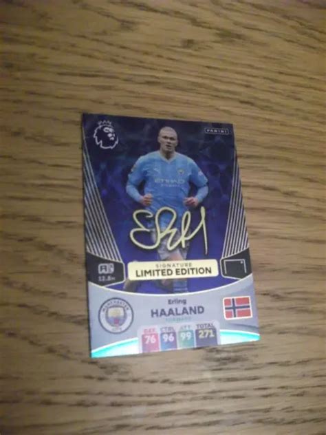 PANINI PREMIER LEAGUE Adrenalyn XL 2024 Erling Haaland Signature