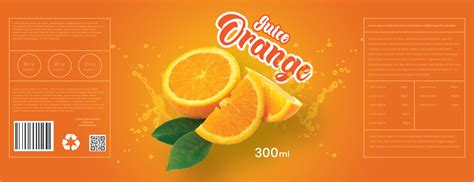 Orange Juice Label Design Behance