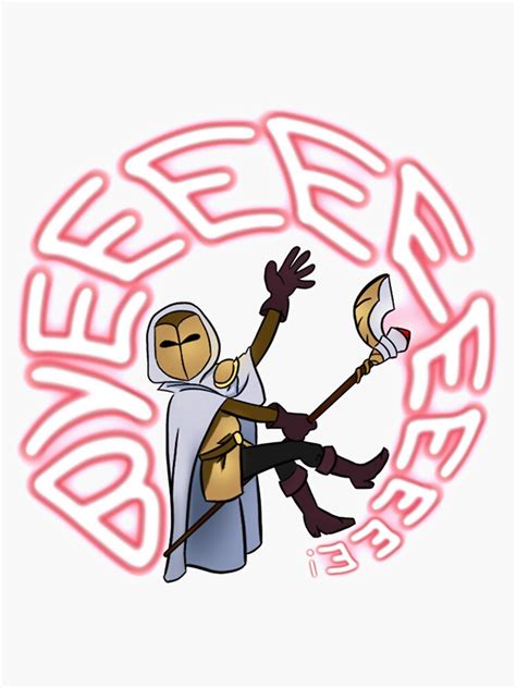 The Owl House Golden Guard Go Bye Bye Sticker For Sale By