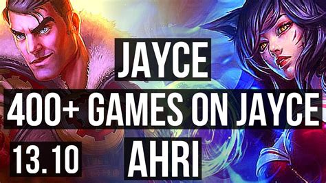 Jayce Vs Ahri Mid Solo Kills Games Dominating Kr Diamond