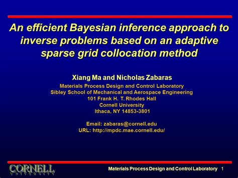 an efficient bayesian inference approach to inverse problems based on an adaptive sparse grid