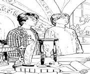 Coloriage Harry Potter Gryffindor Personnages Kawaii JeColorie