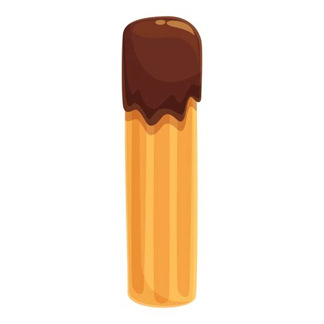 Vector De Dibujos Animados De Icono De Churro Fresco Comida Espa Ola