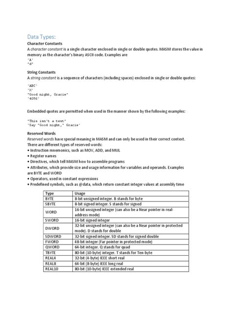 lab 2 data types pdf integer computer science string computer science
