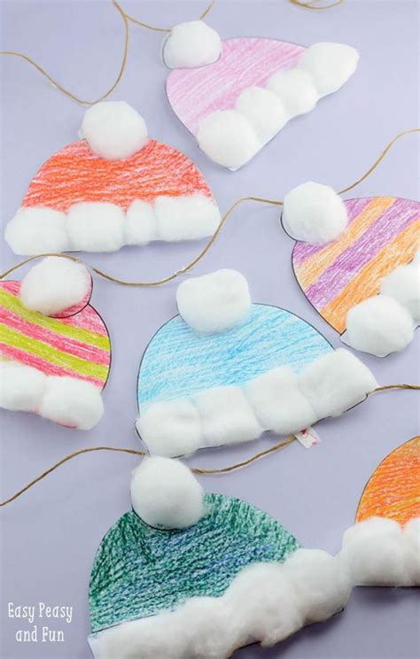 40 idées de bricolages pour célébrer l hiver avec les enfans Trucs et