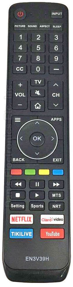 Buy Hisense En V H Tv Tv Remote Control