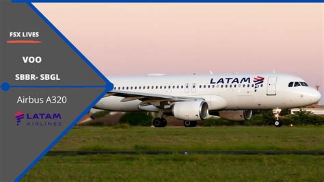 FS2020 VOO FÊNIX A320 BRASÍLIA SBBR GALEÃO SBGL Airbus A320 TAM