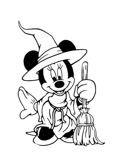 Disney Halloween Coloring Pages