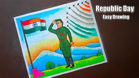 15 Easy Republic Day Drawing Ideas 2025 Paisa Wapas