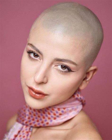 Pin On Faces In 2024 Buzzed Hair Women Shaved Girls Bald Head Women
