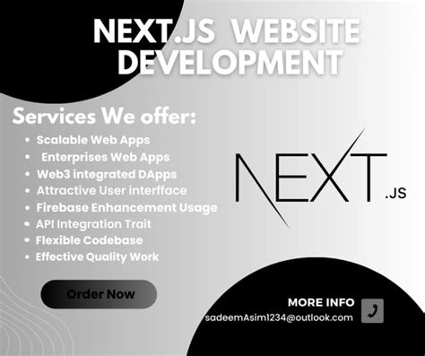 Create Functional Website Using Next Js Including Frontend And Api
