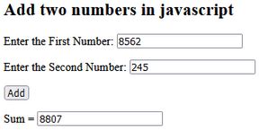 Learn How To Add Two Numbers In JavaScript Easily