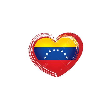 Venezuela National Flag Location Heart Background Area Graphic PNG