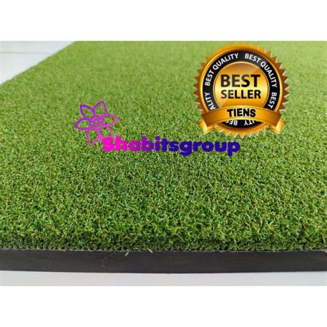 Jual Karpet Driving Golf 100x50 Green Full Rumput Sintetis Driving