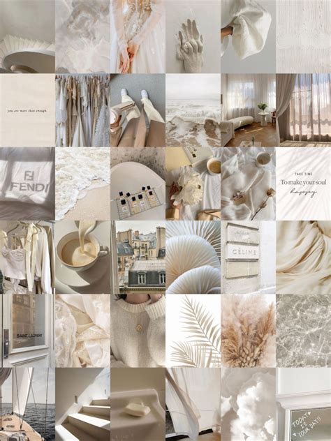 Aesthetic Wallpaper Collage White Home Decor Ideas