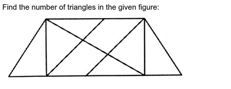 find the number of triangle in the given figure