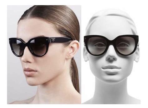 Prada Black Cateye Heritage Spr 170 Retro Sunglasses Women S Fashion