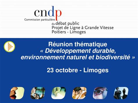 PPT Réunion thématique Développement durable environnement naturel