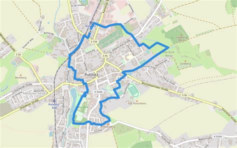 Circular Route Pulsnitz Hiking Trail Sachsen Pacer