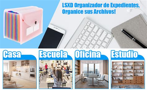 Carpeta Organizadora de Documentos 24 Bolsillo Folder Tamaño Carta A4