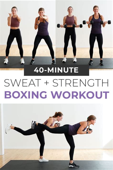 Minute Strength Kickboxing At Home Video Nourish Move Love