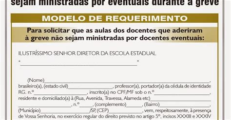 Requerimento Dirigido A Diretora Da Escola Image To U