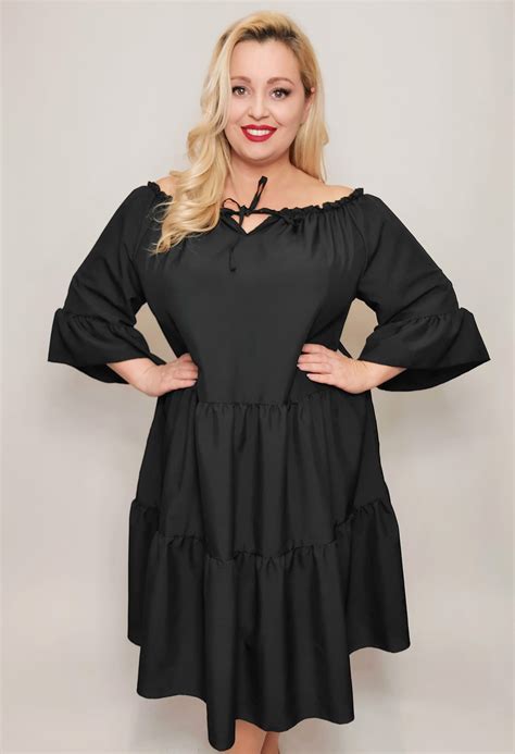 Syntetyczny 55 Obraz Hiszpanka Sukienka Plus Size Abzlocal Mx Pl