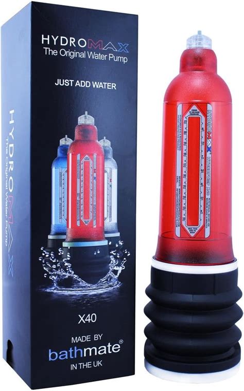 Bathmate Hydromax X40 Penis Pump Brilliant Red Mx Salud Belleza Y Cuidado Personal