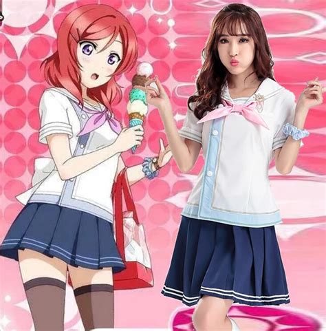New Arrivals Love Live Costumes Maki Nishikino Cosplay Sailor Suit 3pcsset Shirtskirtbowlove