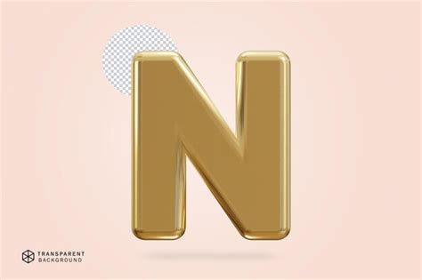 Premium PSD 3d Golden Alphabet Text Effect