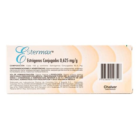 Estrogenos Conjugados Estermax Crema 40 Gr 4 Aplicadores Drogueria