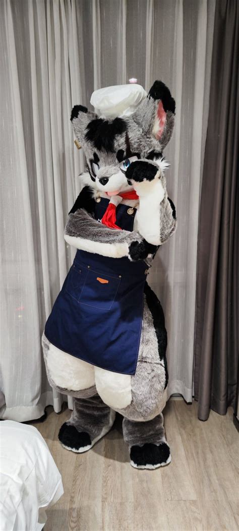 凯特冥 on Twitter 不知道为什么好像在你们这里厨子都得这样来一下好奇怪哦 FursuitFriday
