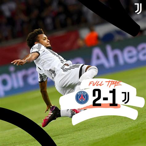 JuventusFC On Twitter FT Triplice Fischio A Parigi I Tre Punti